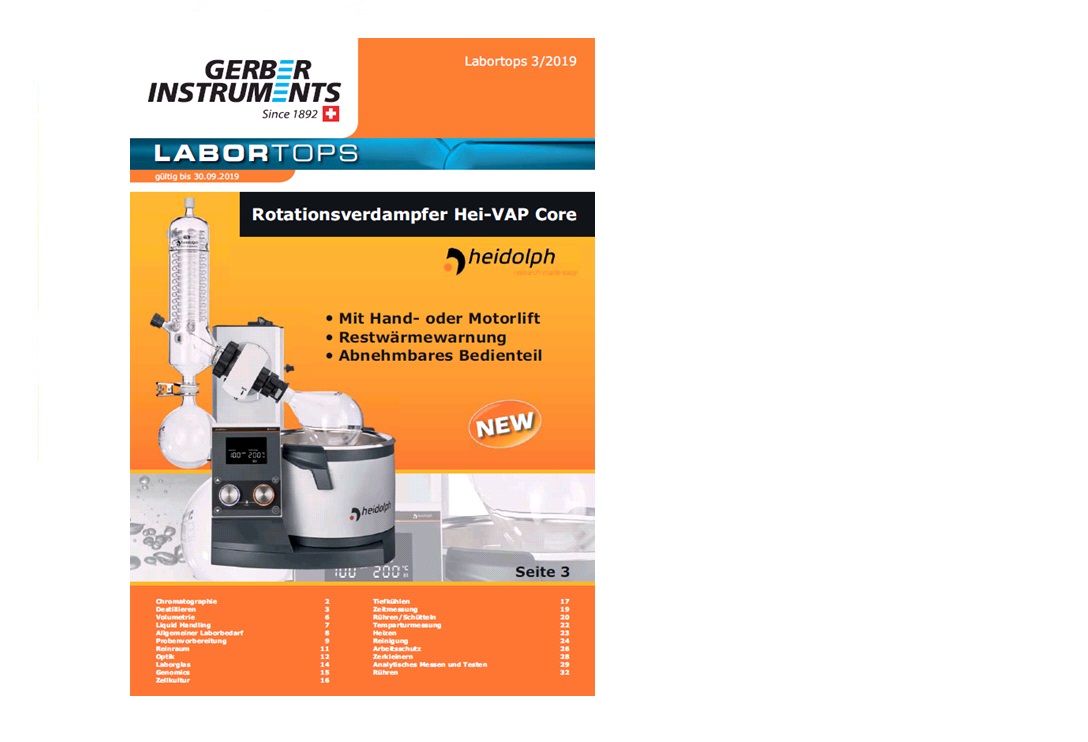 LaborTops - Milch- & Laborprodukte - Gerber Instruments