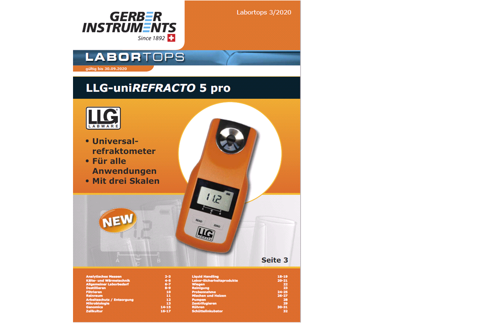 LaborTops - Milch- & Laborprodukte - Gerber Instruments